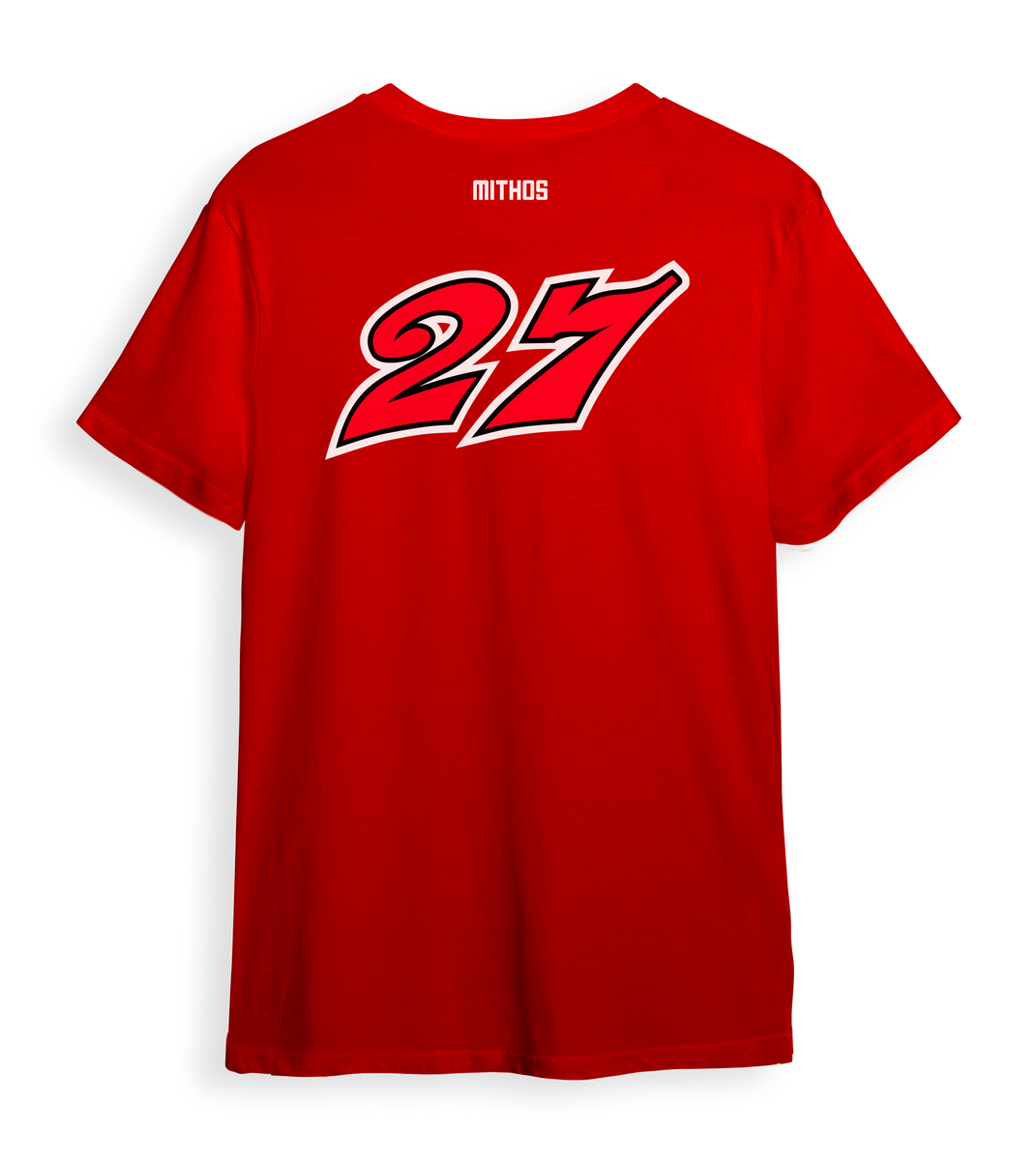 T-Shirt Kaito Toba Moto3 Logo – Rot – Mithos Racing AG
